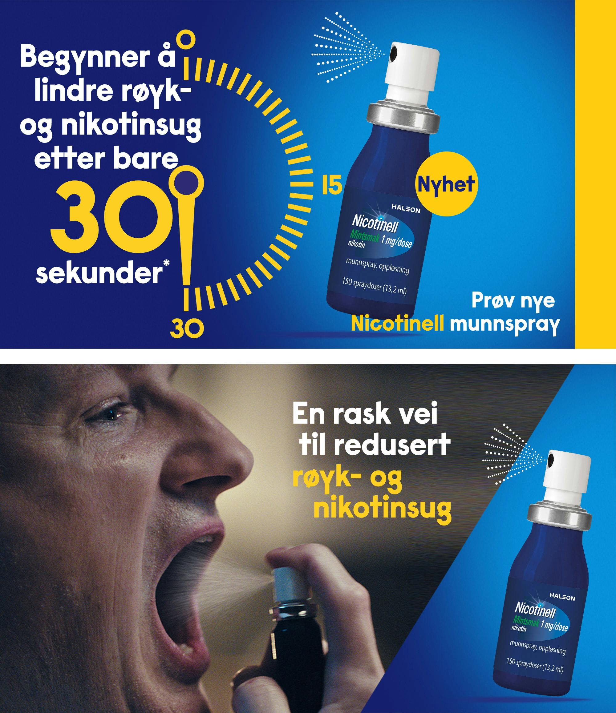 Produktside – Nicotinell Spray